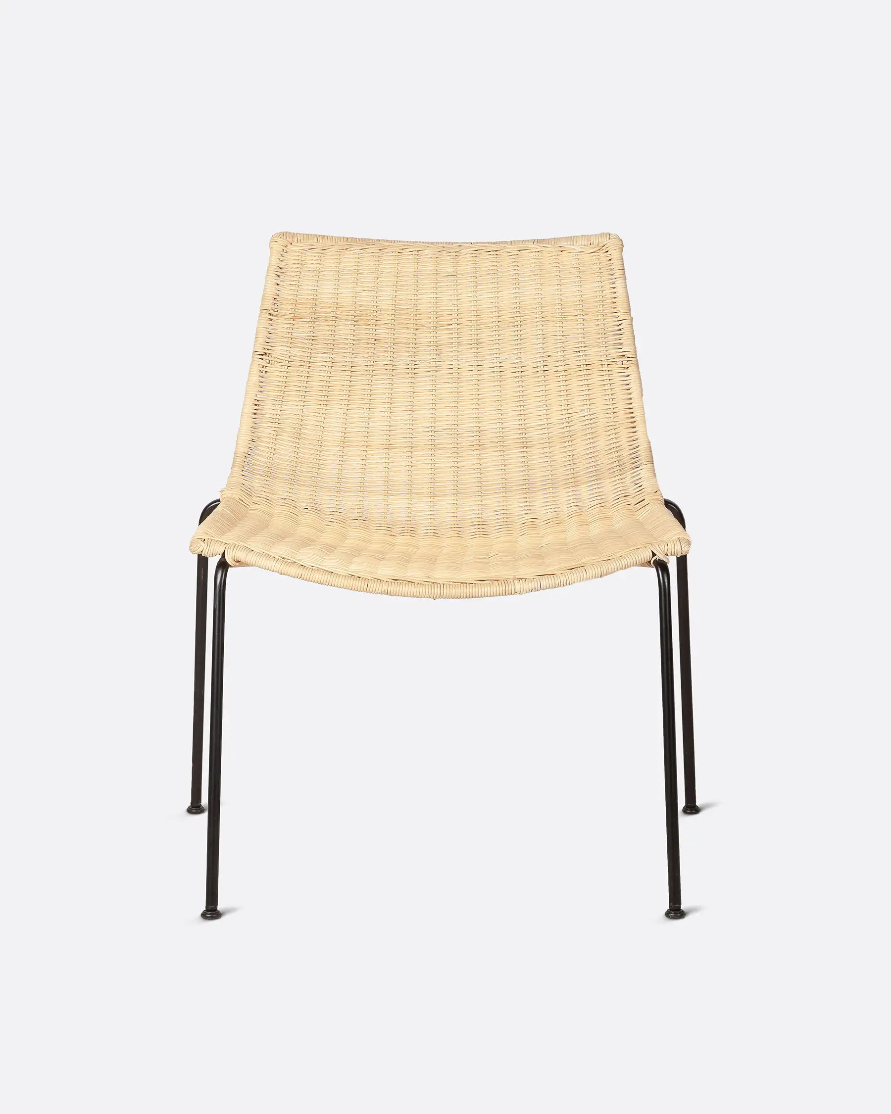 Compra Silla Camp Lounge Ratan Negra|Dareels Design