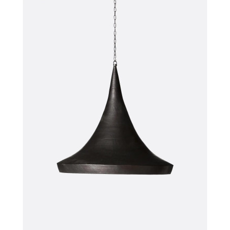 CONE ceiling lamp in copper Ø 50 cm x 55 cm high in black colour