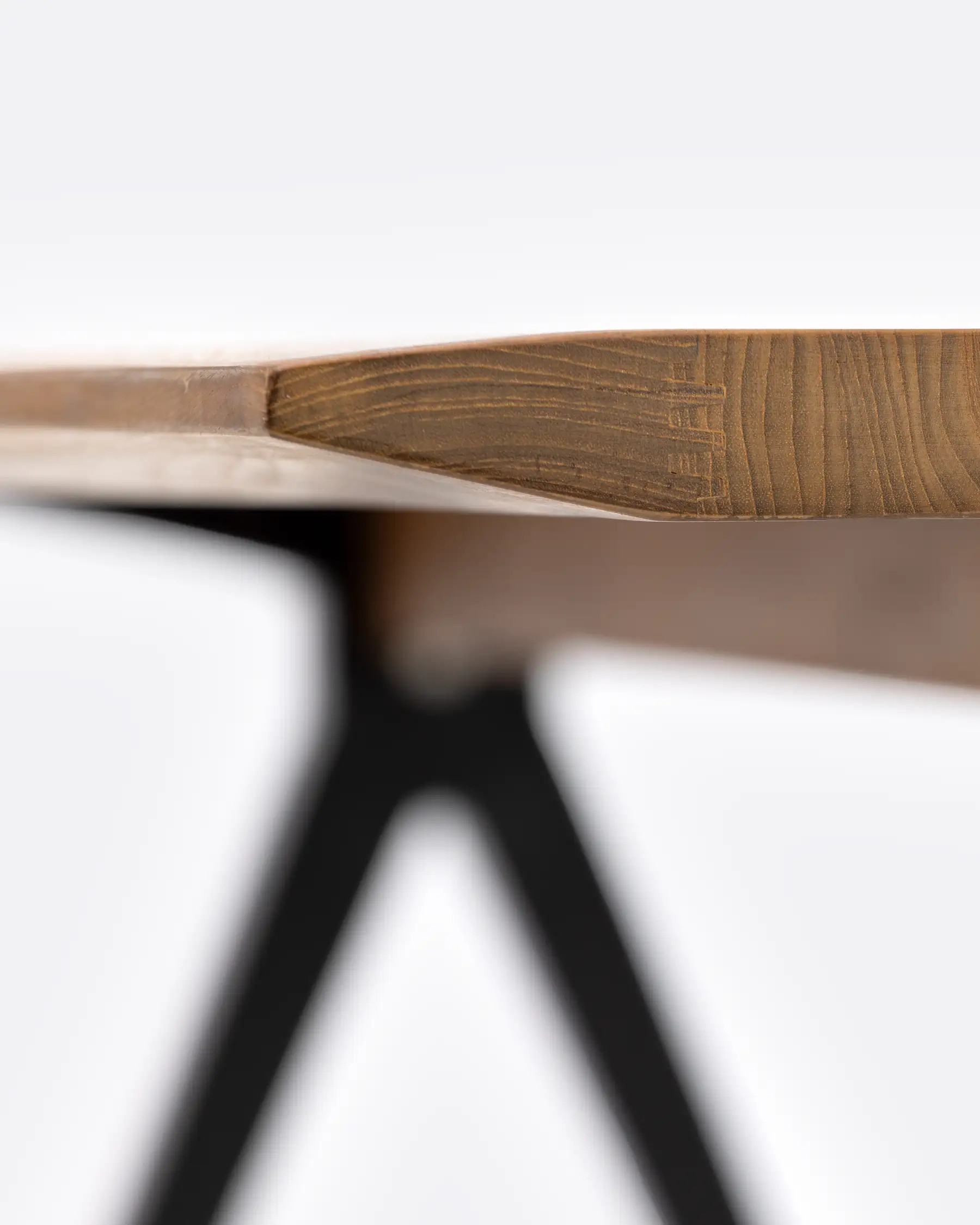 LIKU dining table in recycled teak wood and iron 250 x 90 x 74 cm