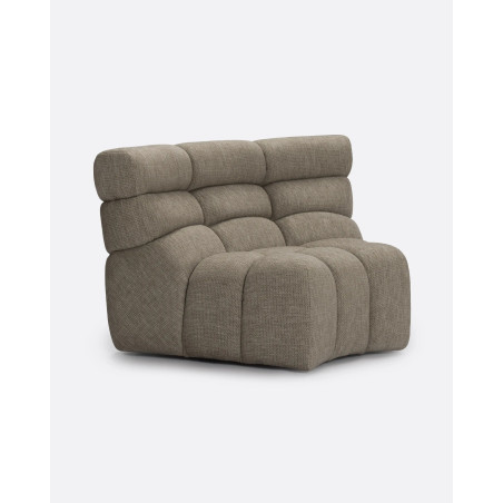 CHOPIN modular round corner sofa in recycled olefin 130 x 97 x 80 cm in ...