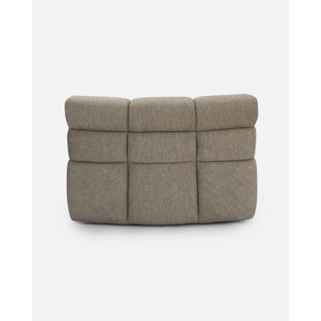 CHOPIN modular round corner sofa in recycled olefin 130 x 97 x 80 cm in ...