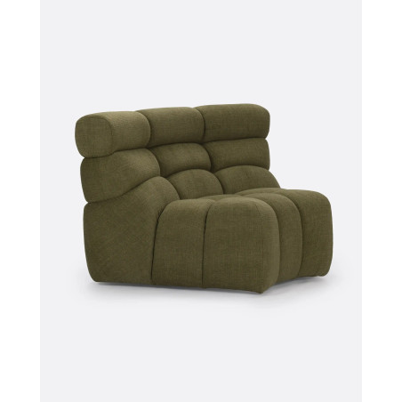 CHOPIN modular round corner sofa in recycled olefin 130 x 97 x 80 cm in ...