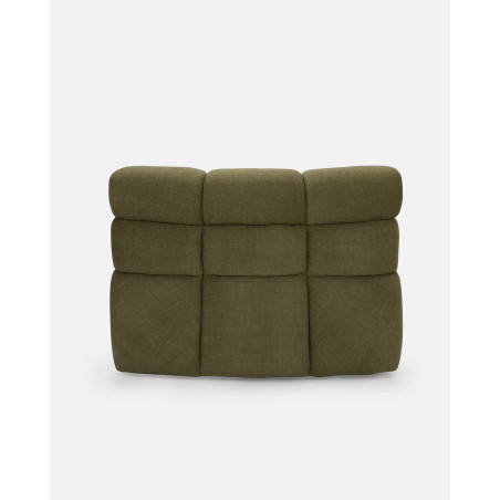 CHOPIN modular round corner sofa in recycled olefin 130 x 97 x 80 cm in ...