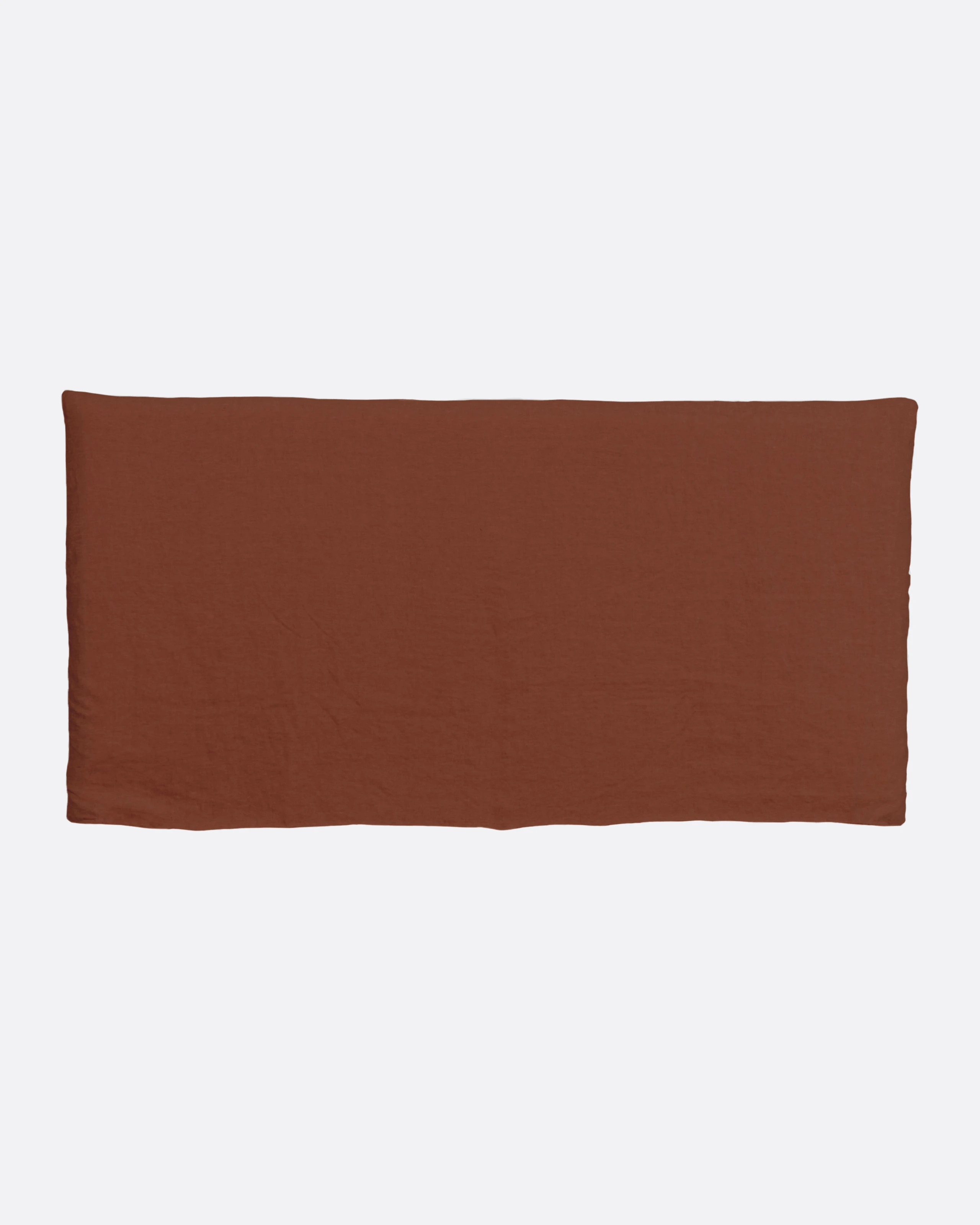 BEETHOVEN linen headboard 200 x 8 x 110 cm for 180 cm bed in terracotta ...