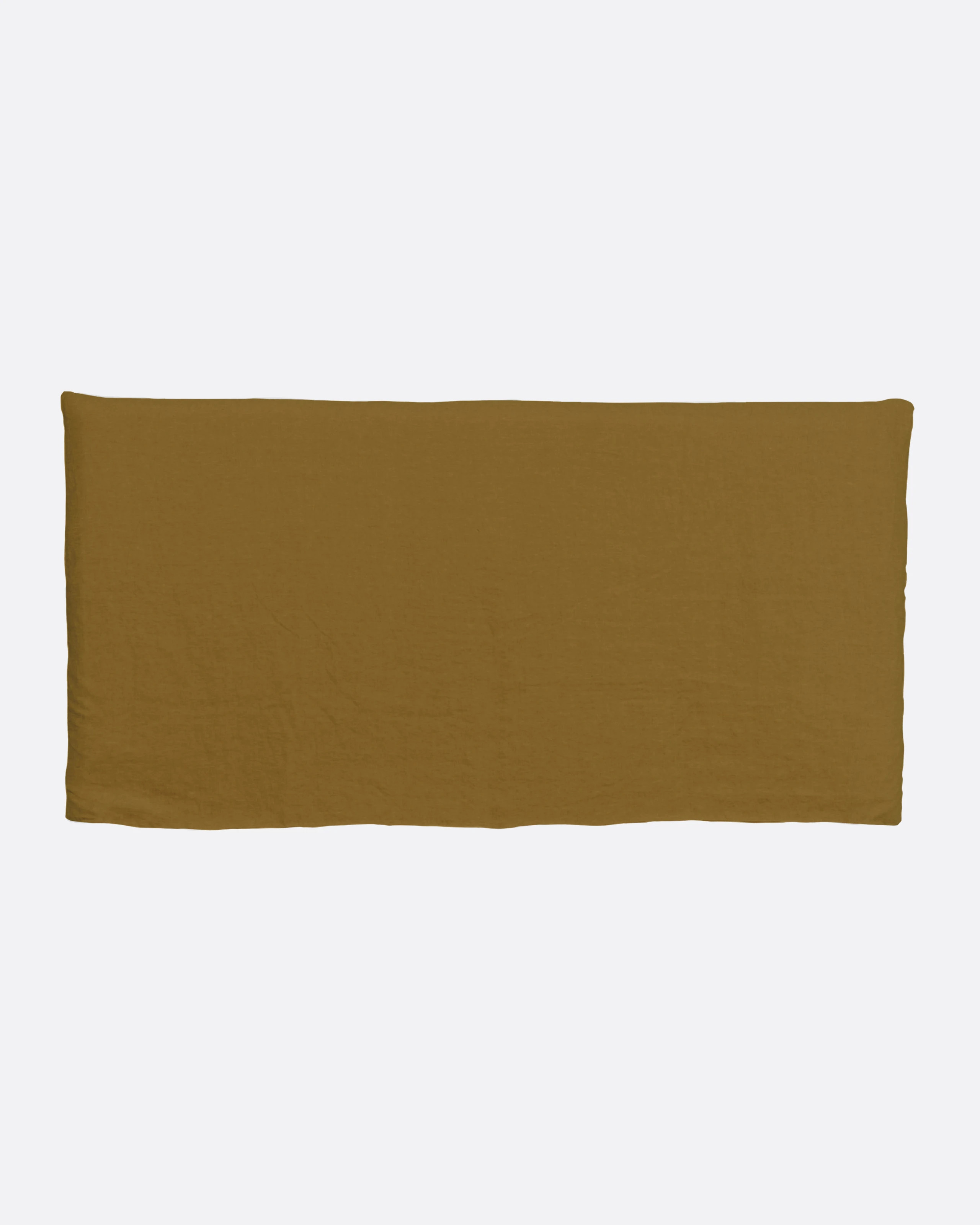 BEETHOVEN linen headboard 200 x 8 x 110 cm for 180 cm bed in mustard color