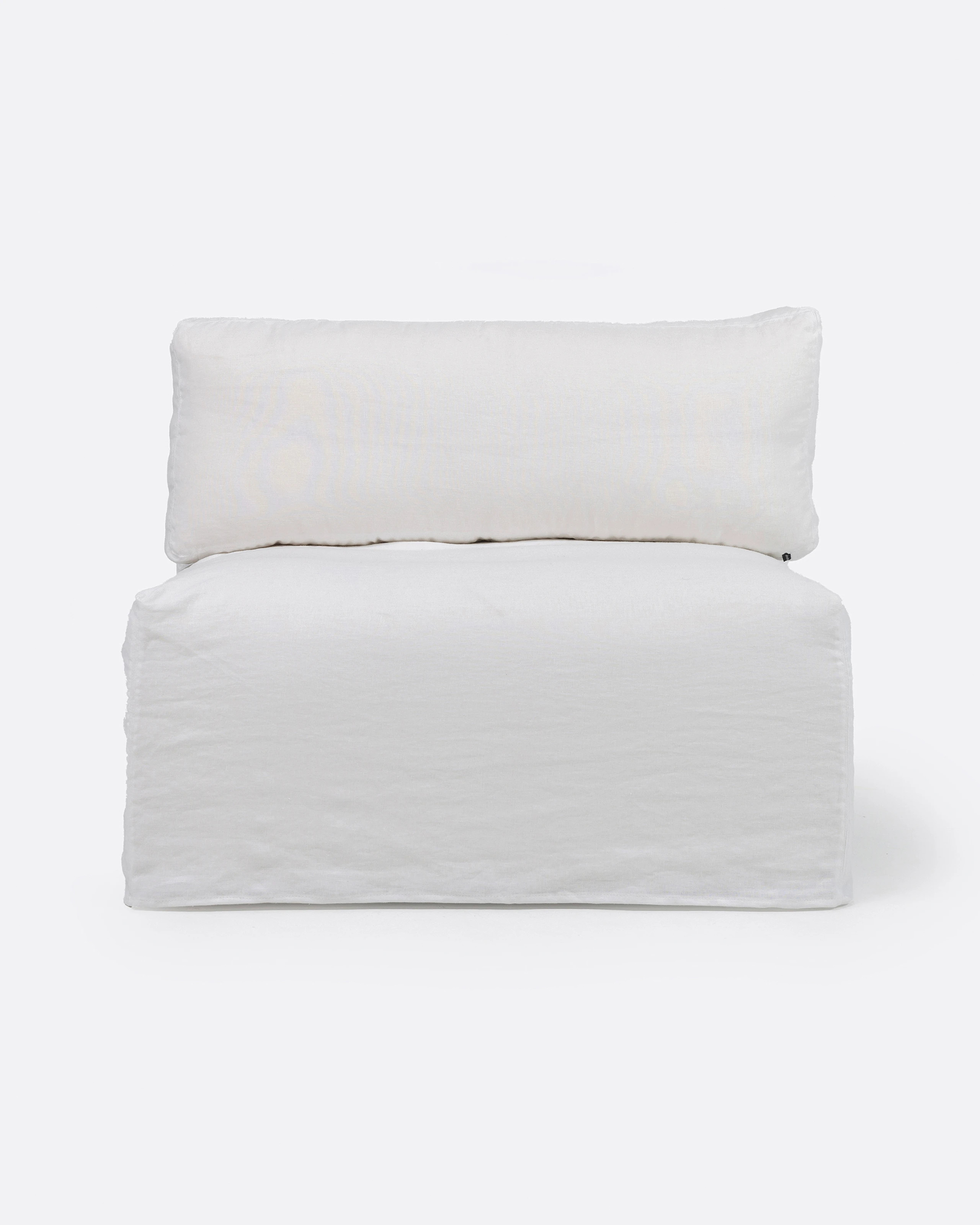 Sofá BEETHOVEN módulo central con funda de lino 100 x 100 x 80 cm en ...