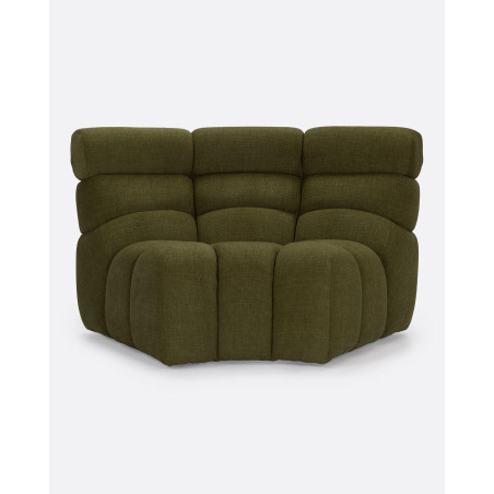 CHOPIN modular round corner sofa in recycled olefin 130 x 97 x 80 cm in ...