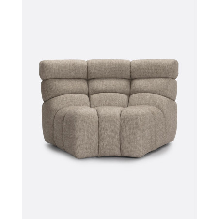 CHOPIN modular round corner sofa in recycled olefin 130 x 97 x 80 cm in ...