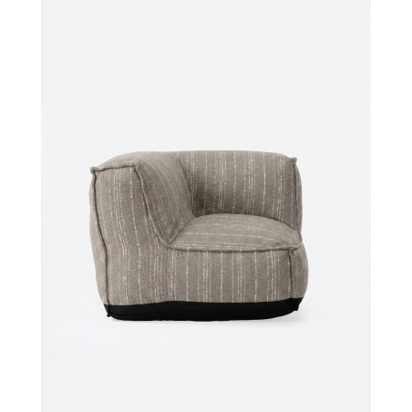 Canapé d'angle d'extérieur CACCINI 95 x 95 x 80 cm en couleur mist