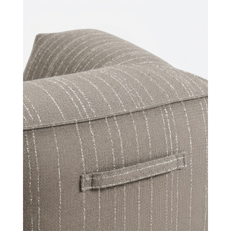 Canapé d'angle d'extérieur CACCINI 95 x 95 x 80 cm en couleur mist